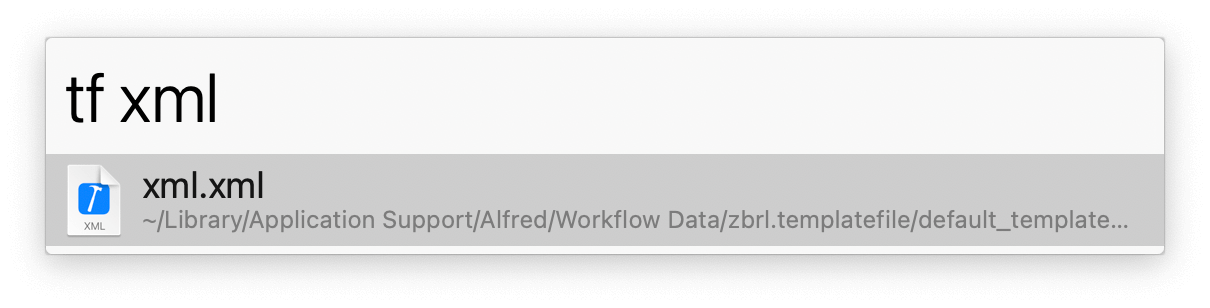 Alfred Gallery Workflows Template File